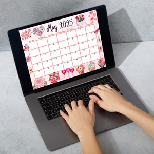 Calendario editable y rellenable de mayo de 2025 para el Día de la ...