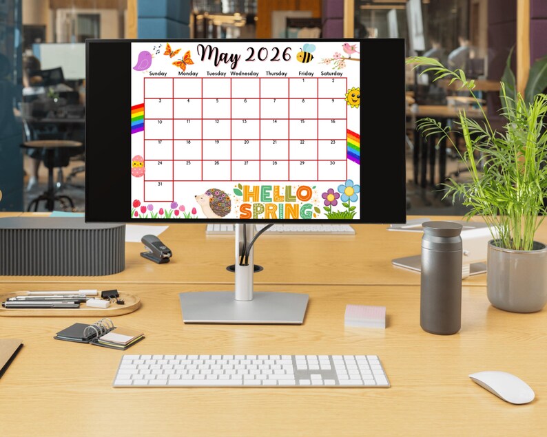 Editable Fillable School Calendar 2025-2026 From July to June ...