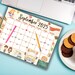 Editable Fillable September 2025 Calendar for Autumn, Fall, Back to ...
