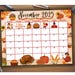 Editable Fillable November 2025 Calendar for Happy Thanksgiving ...