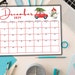EDITABLE December 2024 Calendar, Printable Winter Classroom Planner ...