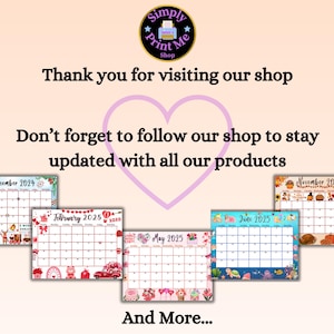 Editable Fillable Monthly Calendar 2025 Bundle From January to December ...