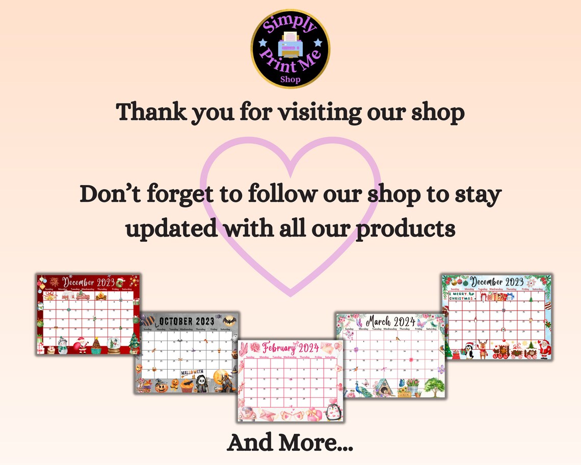 EDITABLE Monthly Calendar 2024 Bundle 12 Month for Home and Office ...