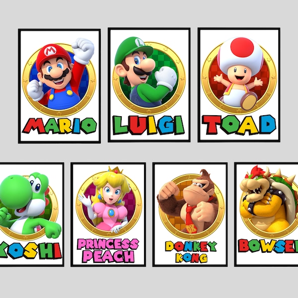 Super Mario Poster - Etsy