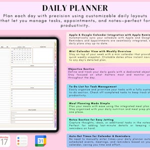 All-in-one Digital Planner 2025, 2026 Digital Planner, Digital Journal ...