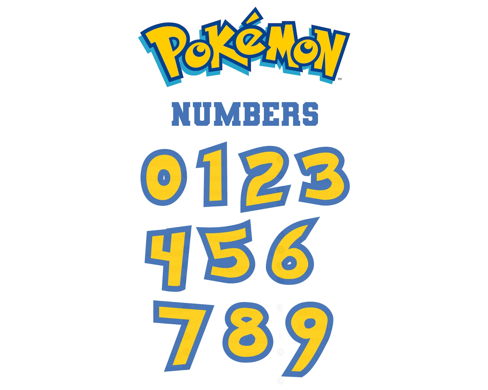 Pokemon Font Svg Pokemon Alphabet Letter SVG Pokemon Numbers - Etsy