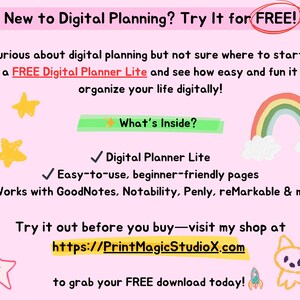All-in-one Digital Planner 2025, 2026 Digital Planner, Digital Journal ...