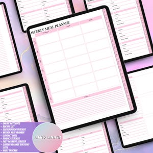 ADHD Digital Planner, Undated Digital Planner, Goodnotes Planner, ADHD ...