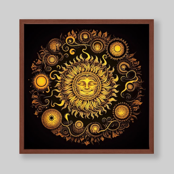 Psychedelic Sun Drawings