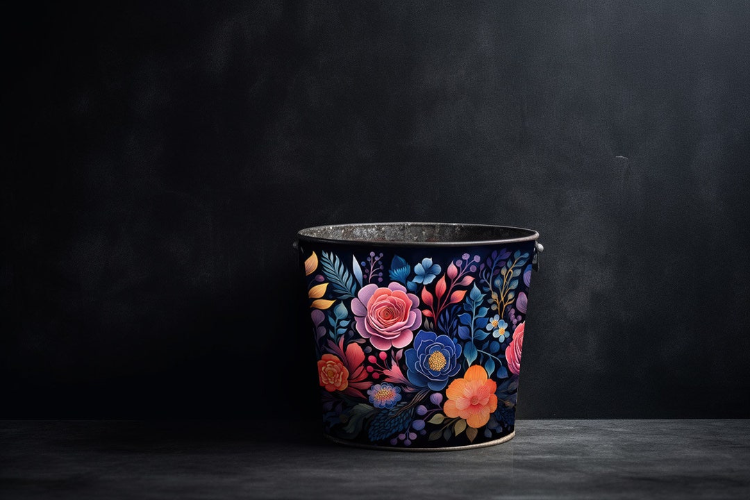 Bucket Wrap Newborn Photography Bucket Wrap Flowers Photography Prop ...