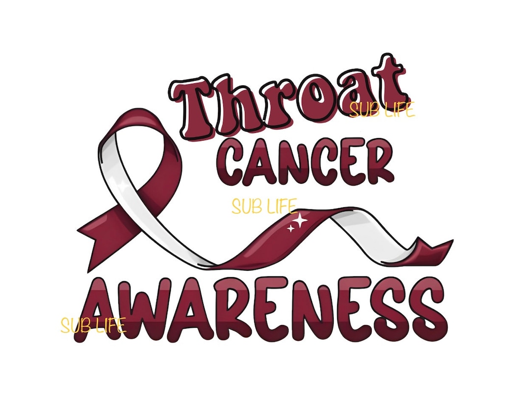 Throat Cancer | Cancer Awareness | Sublimation Designs, Digital ...