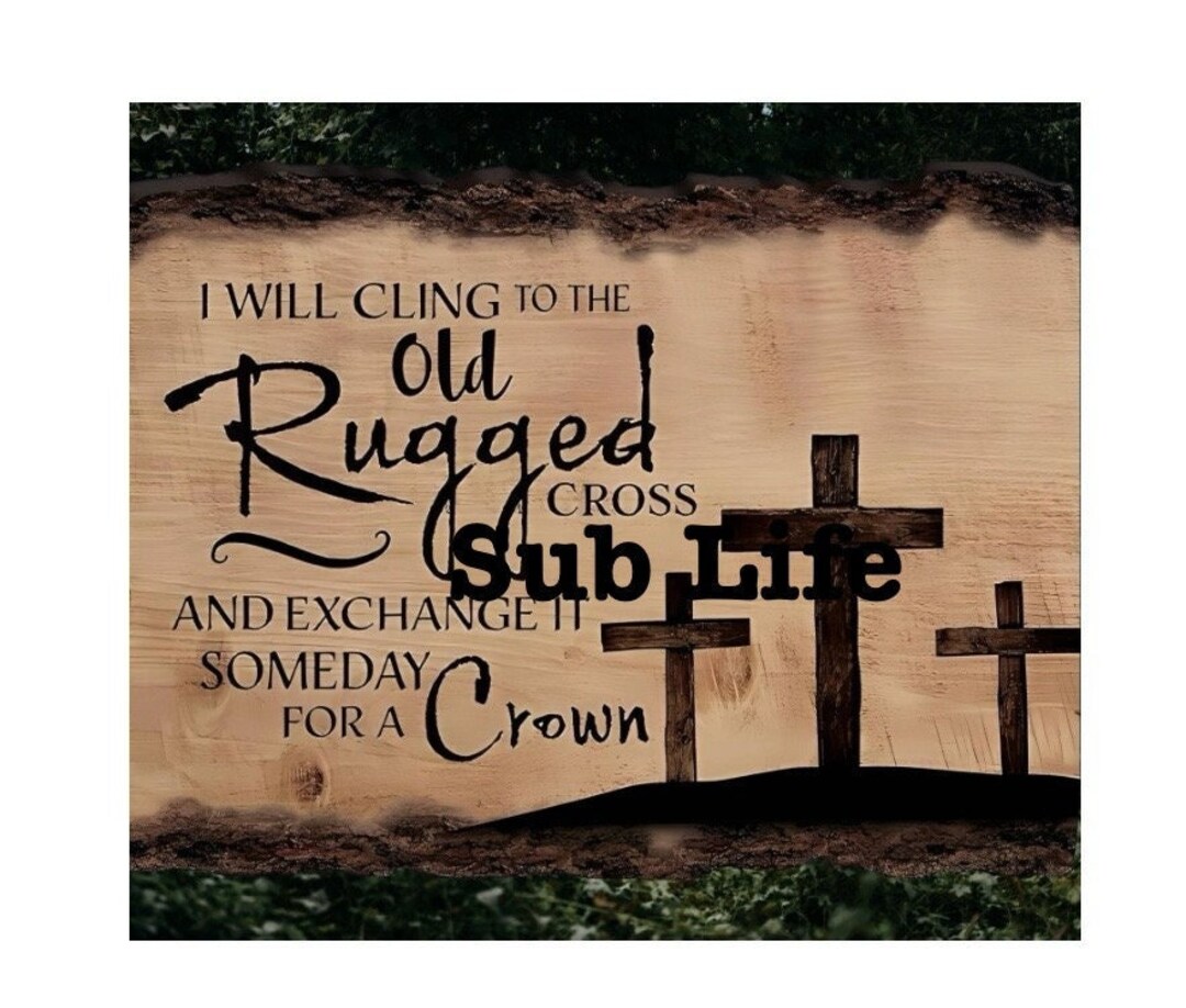 I Will Cling to the Old Rugged Cross | Faith | Religious | 20oz Tumbler ...