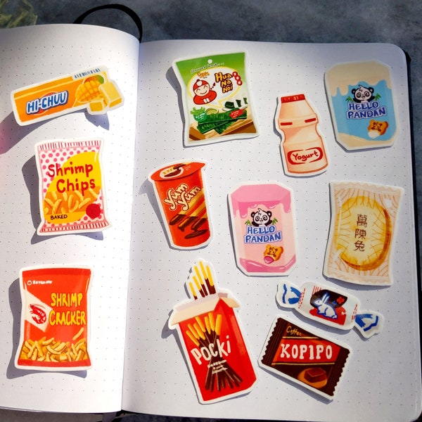Asian Snack Sticker - Etsy