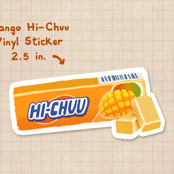 Hi Chew Asian Sticker - Etsy