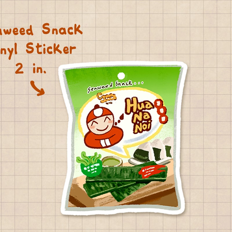 Japanese Snack Stickers - Etsy