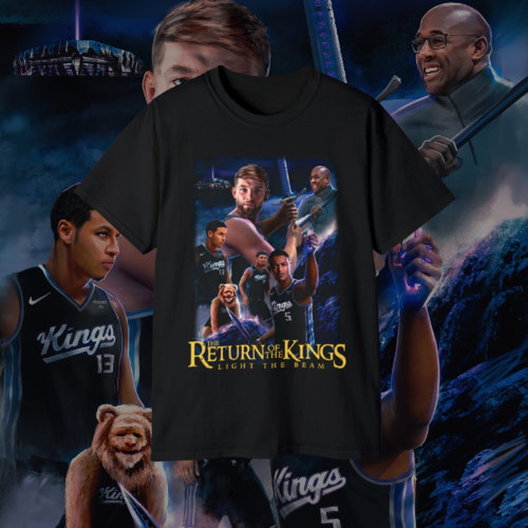 Sacramento Kings Tshirt Light the Beam Crewneck Kings Basketball Kings ...