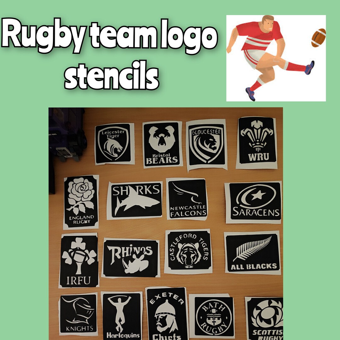 Rugby Teams Logos Other Teams Available Facepaint/ Glitter Tattoos ...