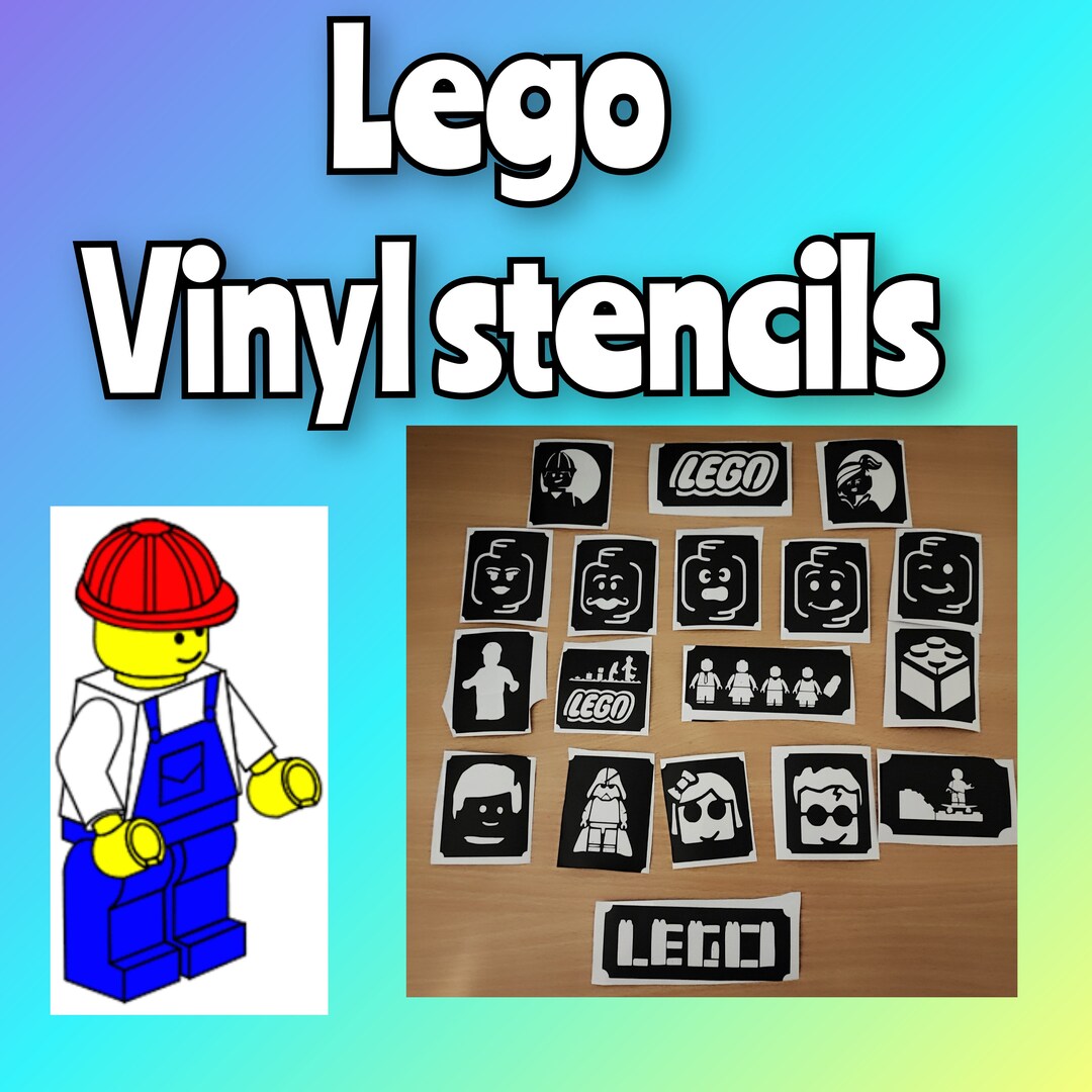 Lego Glitter Tattoos Face Paint Stencils Birthday Partys Charity Events ...