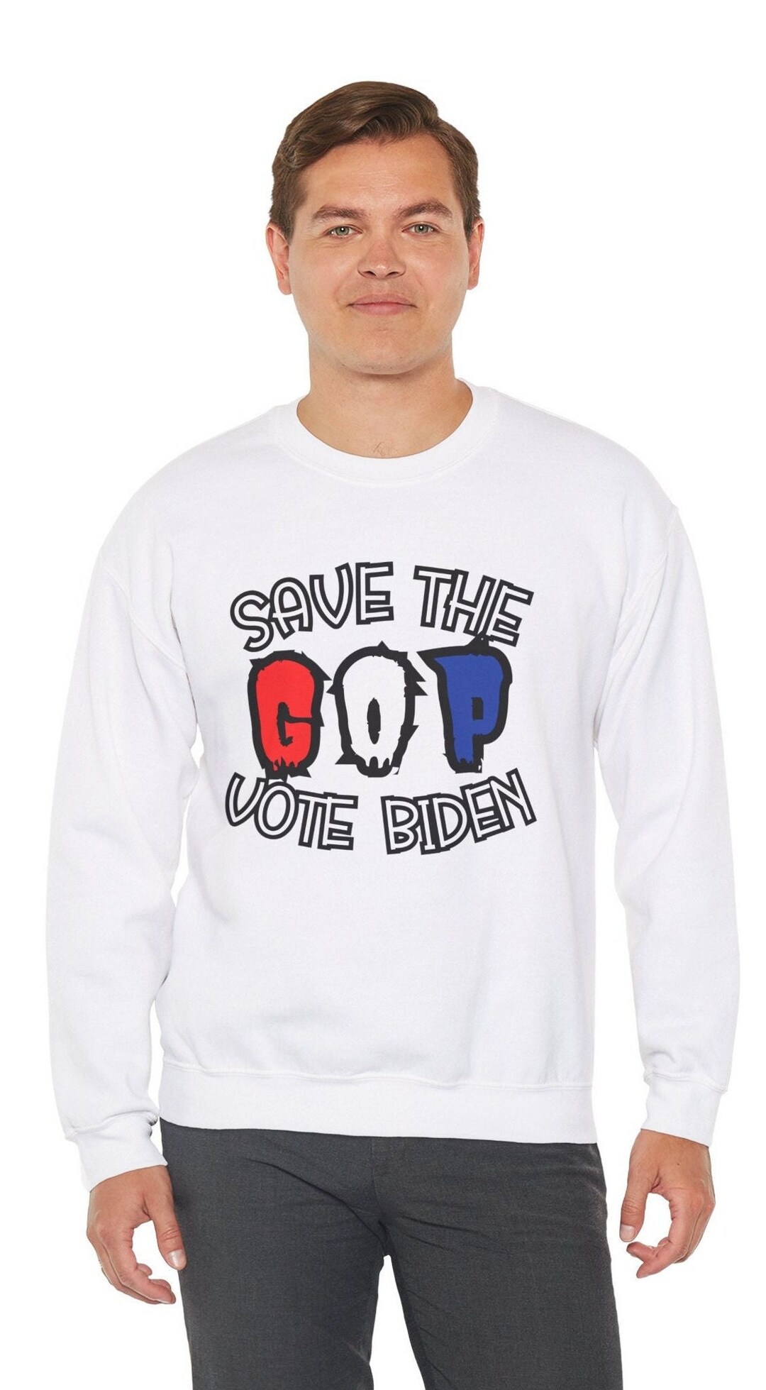 Democrat Presidential Election Gildan 18000 Save the GOP Vote Biden ...