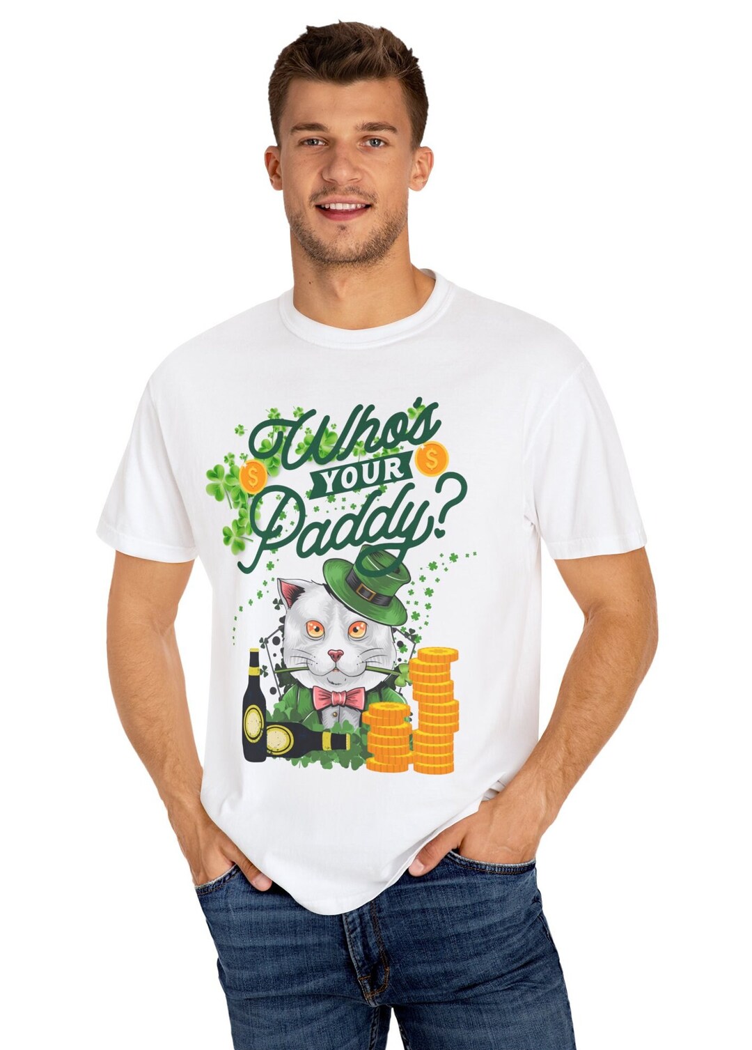 Who's Your Paddy Daddy Man's St Patrick's Day Comfort Colors 1717 Tee ...