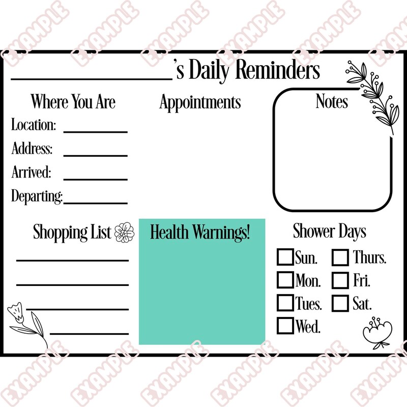 Reminder Board - Etsy