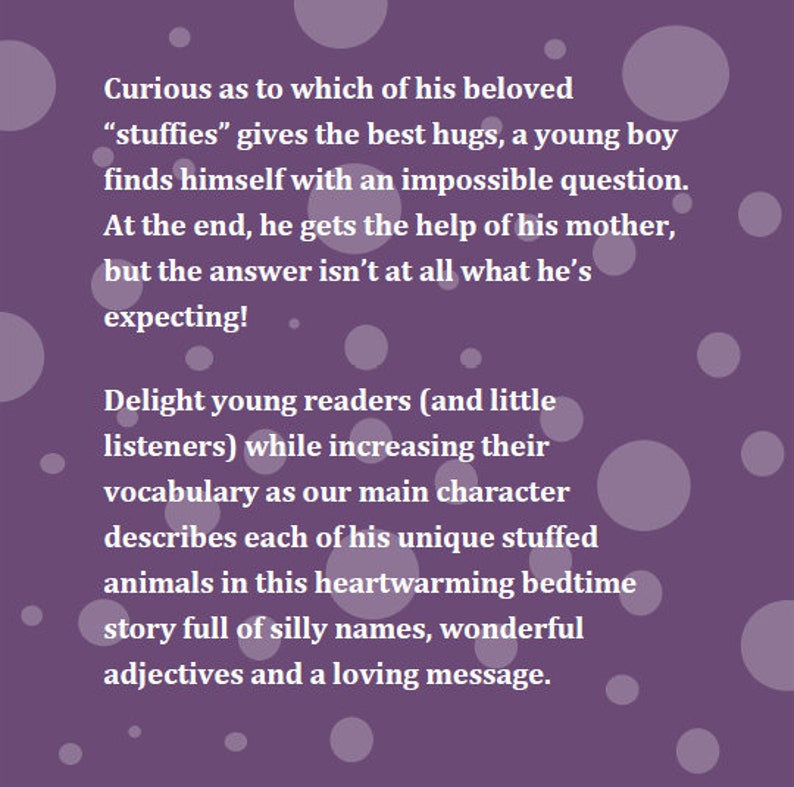 Who Gives the Best Hugs Children's Bedtime Story by Megaan Sweeting ...