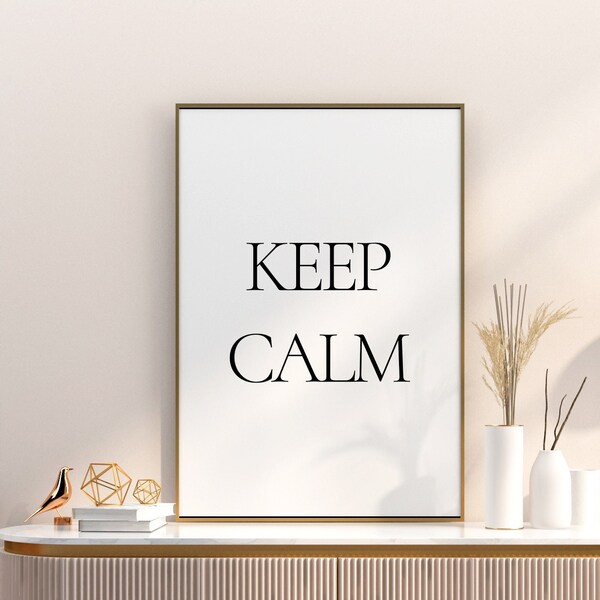 Keep Calm Posters - Etsy