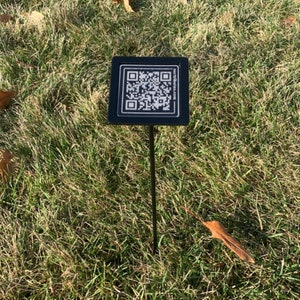 Stainless Steel Memorial QR Code Plaque and Memorial Webpage - Etsy
