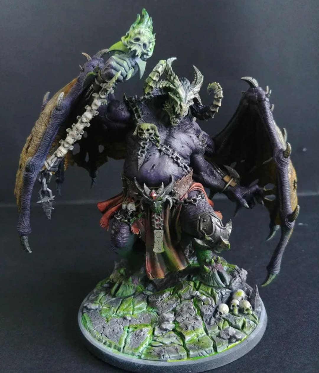 Orcus the Demon Lord of Undeath STL Huge Miniature Dnd - Etsy