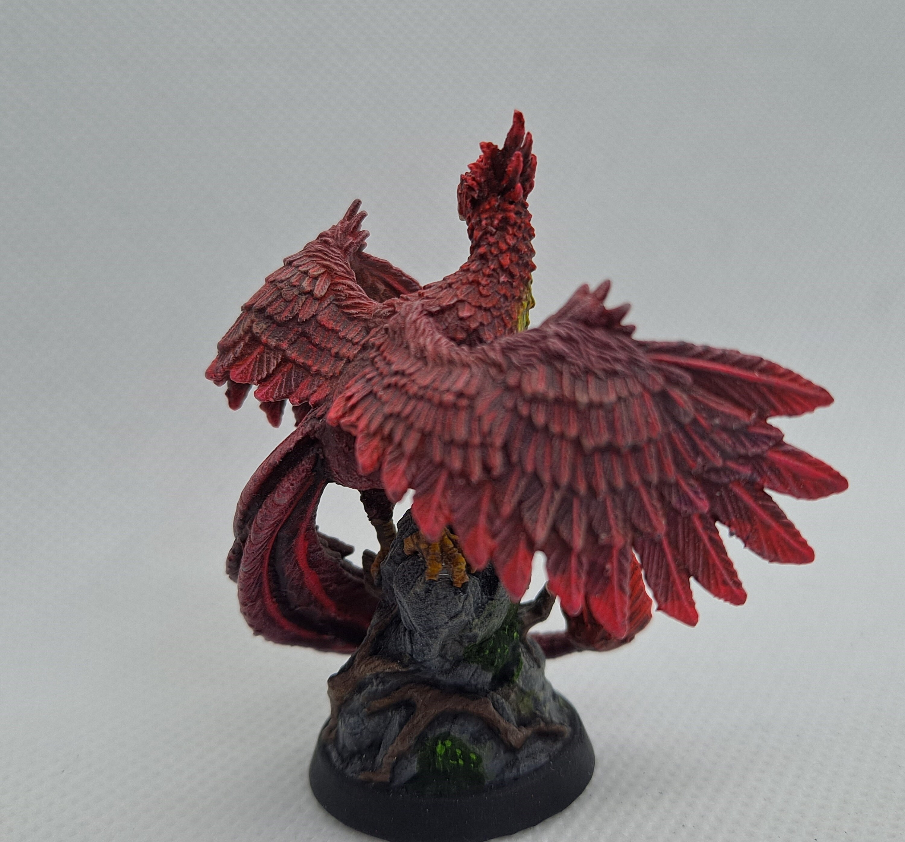 Phoenix Mini, Medium Miniature, Dnd, 5e, Pathfinder, Hand Painted ...