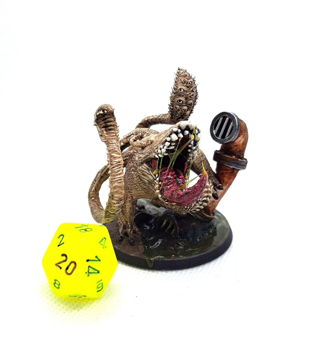 Otyugh Mini, Lage Miniature, Dnd, 5e, Pathfinder, Hand Painted, TTRPG ...