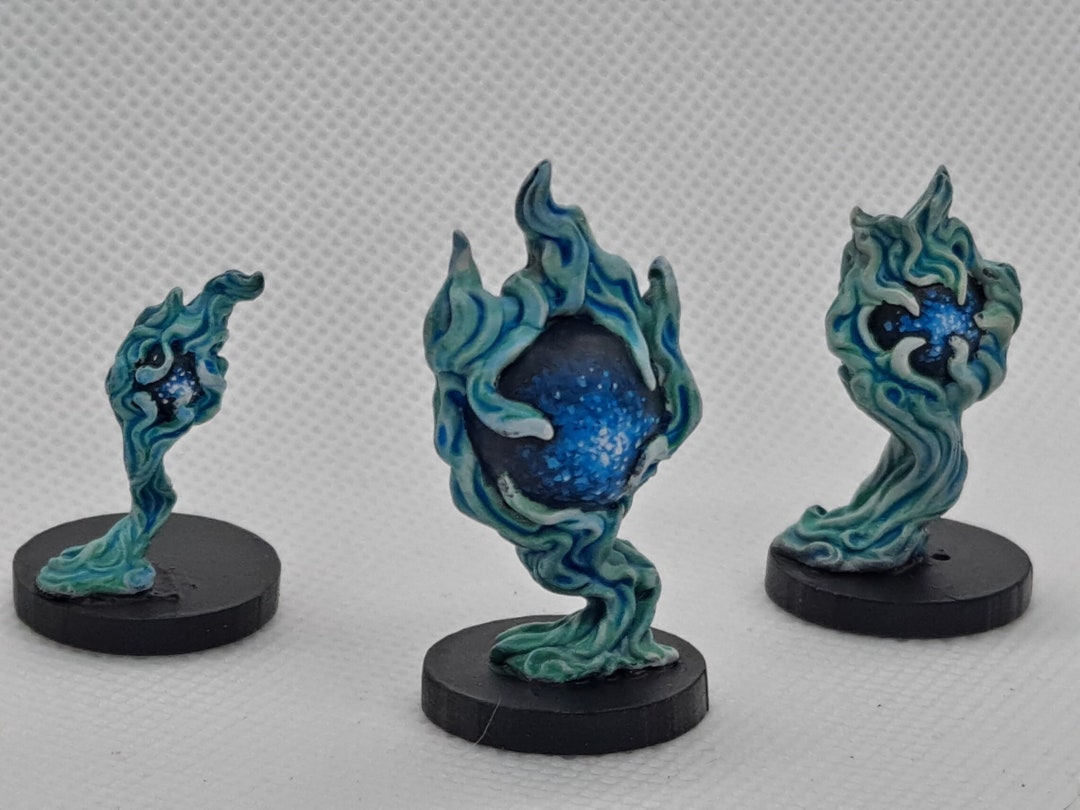 Will-o'wisp Miniature Dnd 5e Pathfinder Blacklight - Etsy