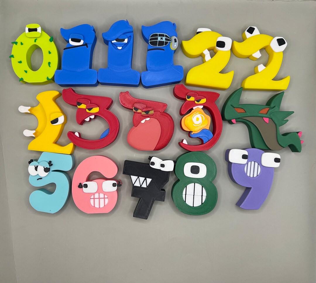 Individual Number Figures 0-9 - Etsy