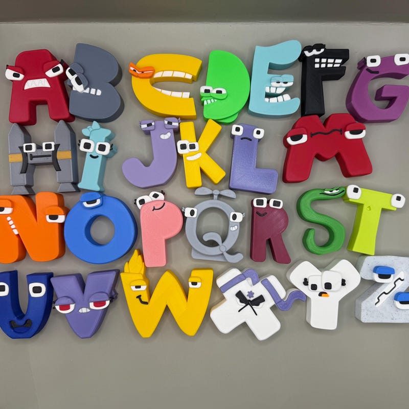 Alphablocks Plush - Etsy