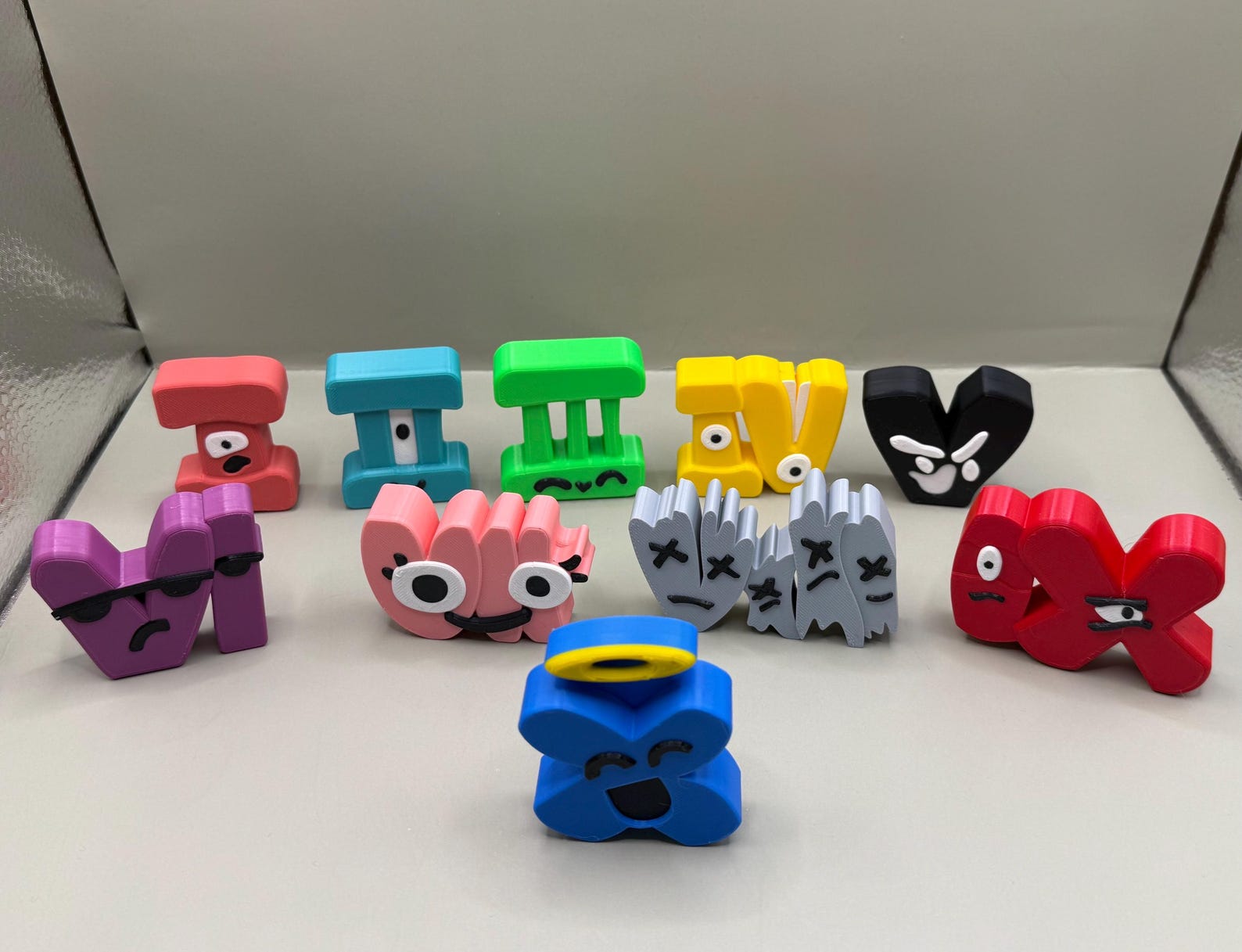 Roman Numerals 1-10 Figures - Etsy