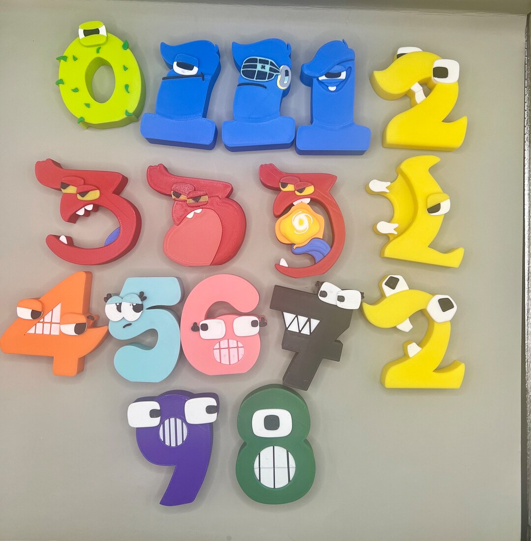 Individual Number Figures 0-9 - Etsy
