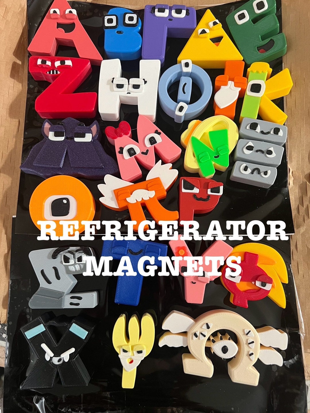 Magnets - Greek Alphabet Refrigerator Magnets Full Set - Etsy