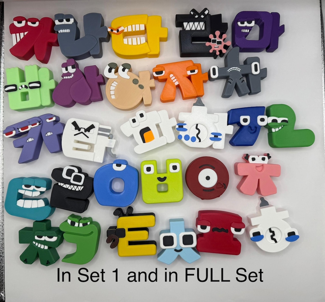 Korean Alphabet Sets - Etsy