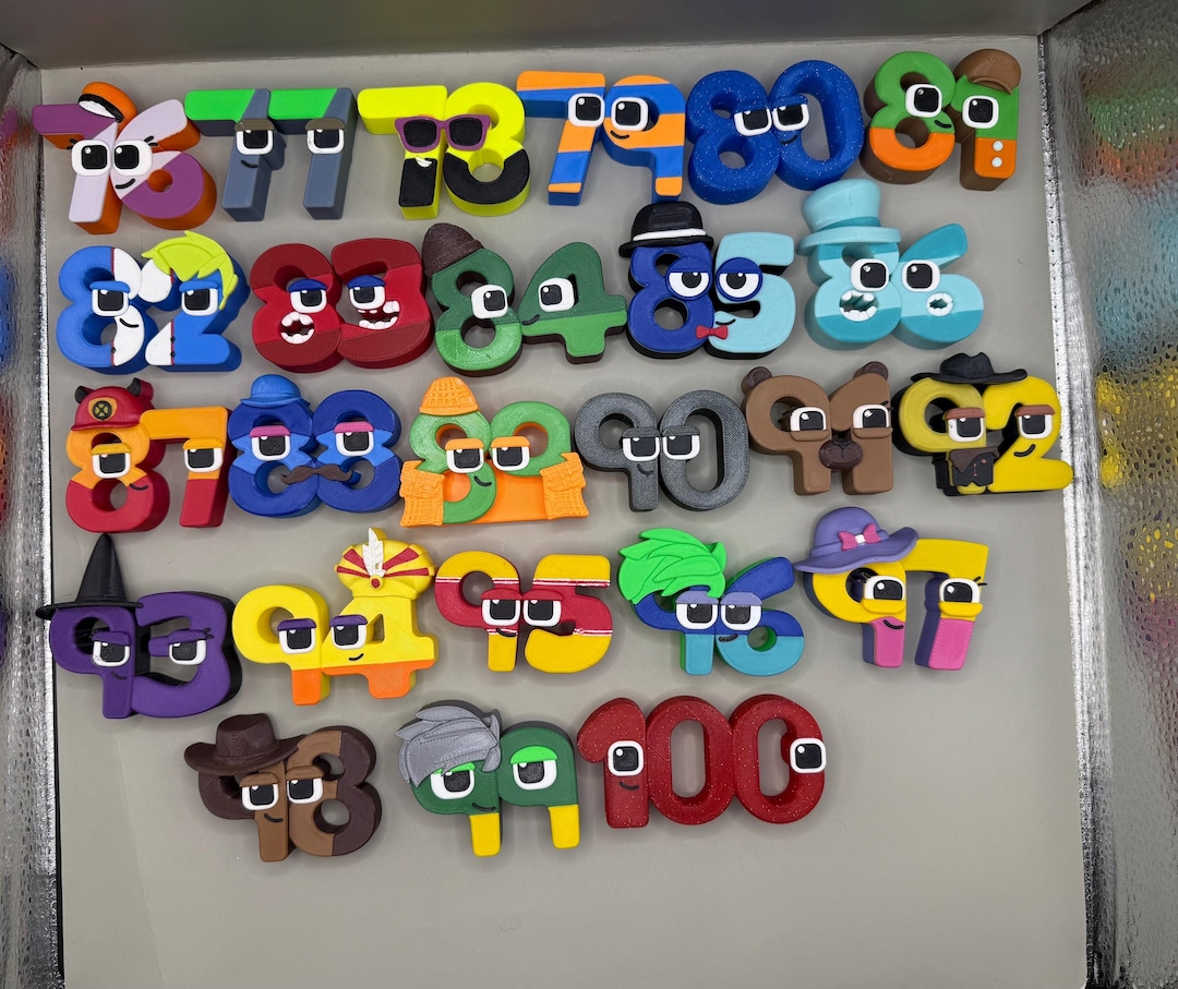 Wonderland Numbers 76-100 Numbers Fan Art - Etsy