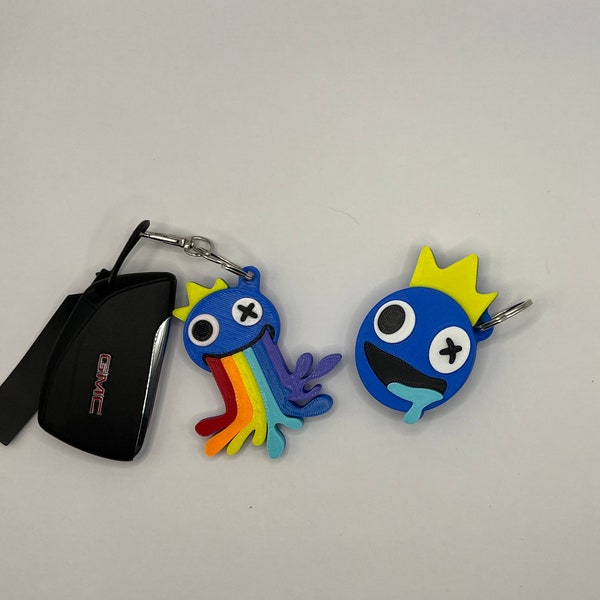 Rainbow Keychain - Etsy