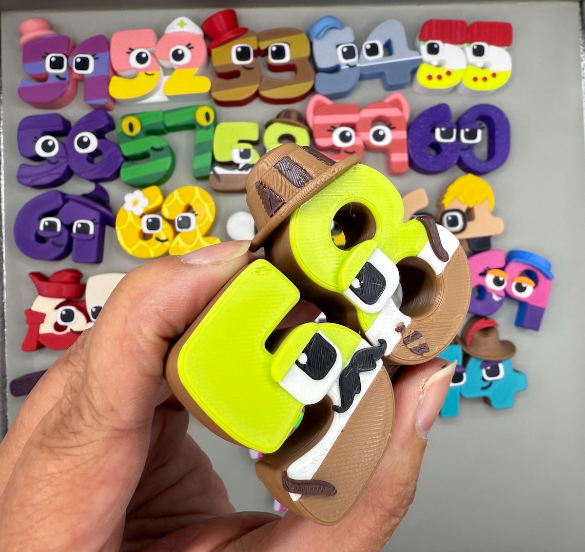 Wonderland Numbers 51-75 Numbers Fan Art - Etsy