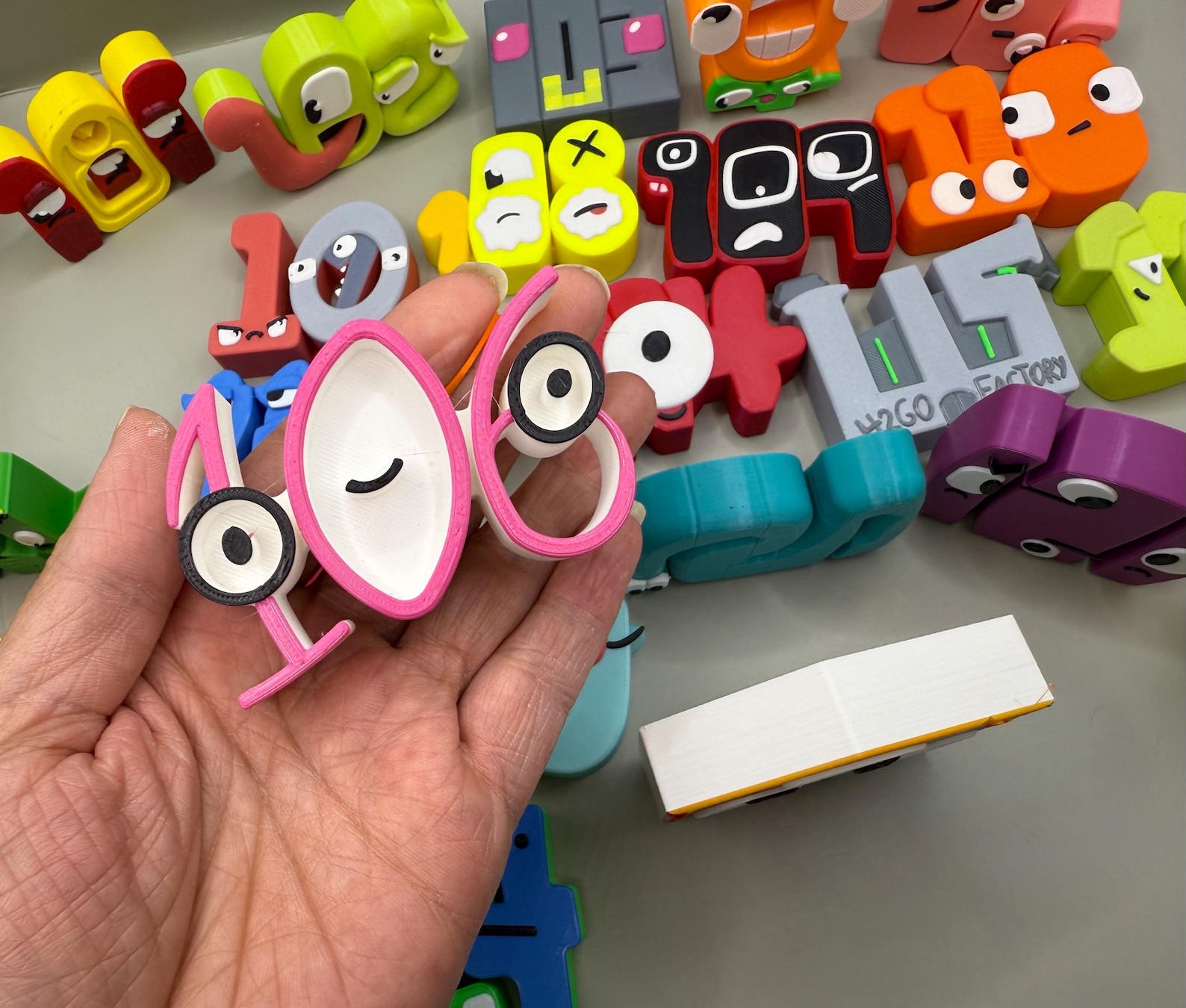 Number Figures Series 101-125 (fan Art of 3d SES Series) - Etsy