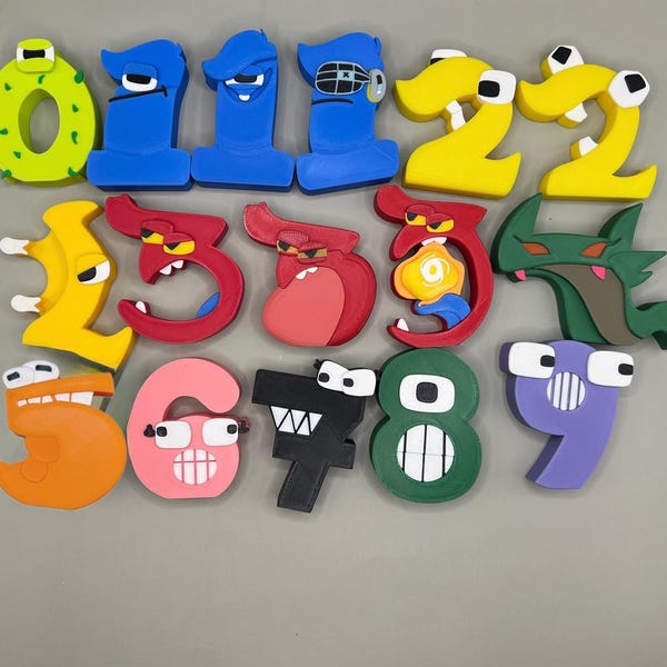 Number Lore Plush - Etsy