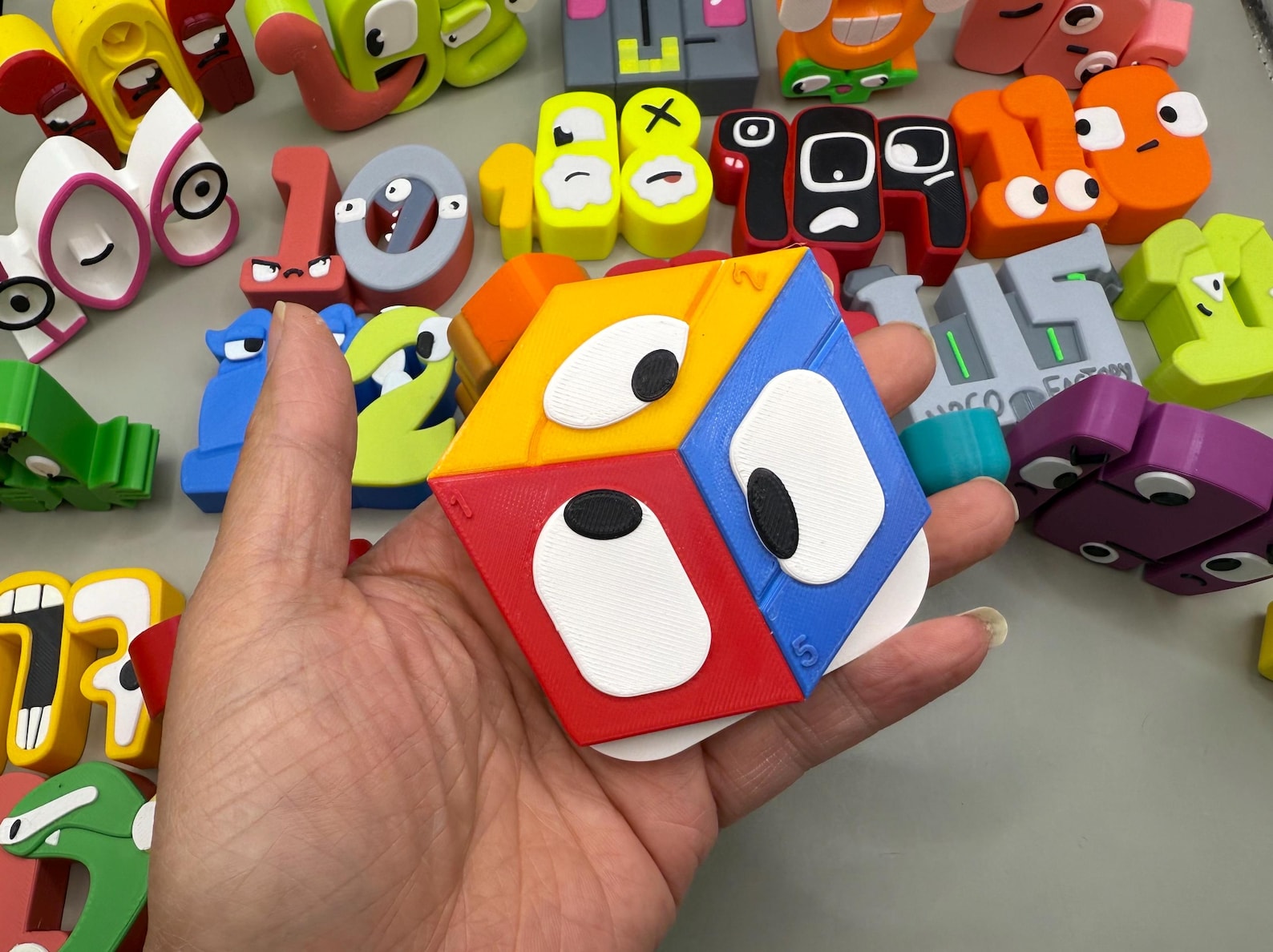 Number Figures Series 101-125 (fan Art of 3d SES Series) - Etsy