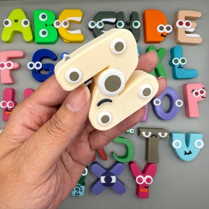 Spanish Alphabet Figures - Full Set! - Etsy