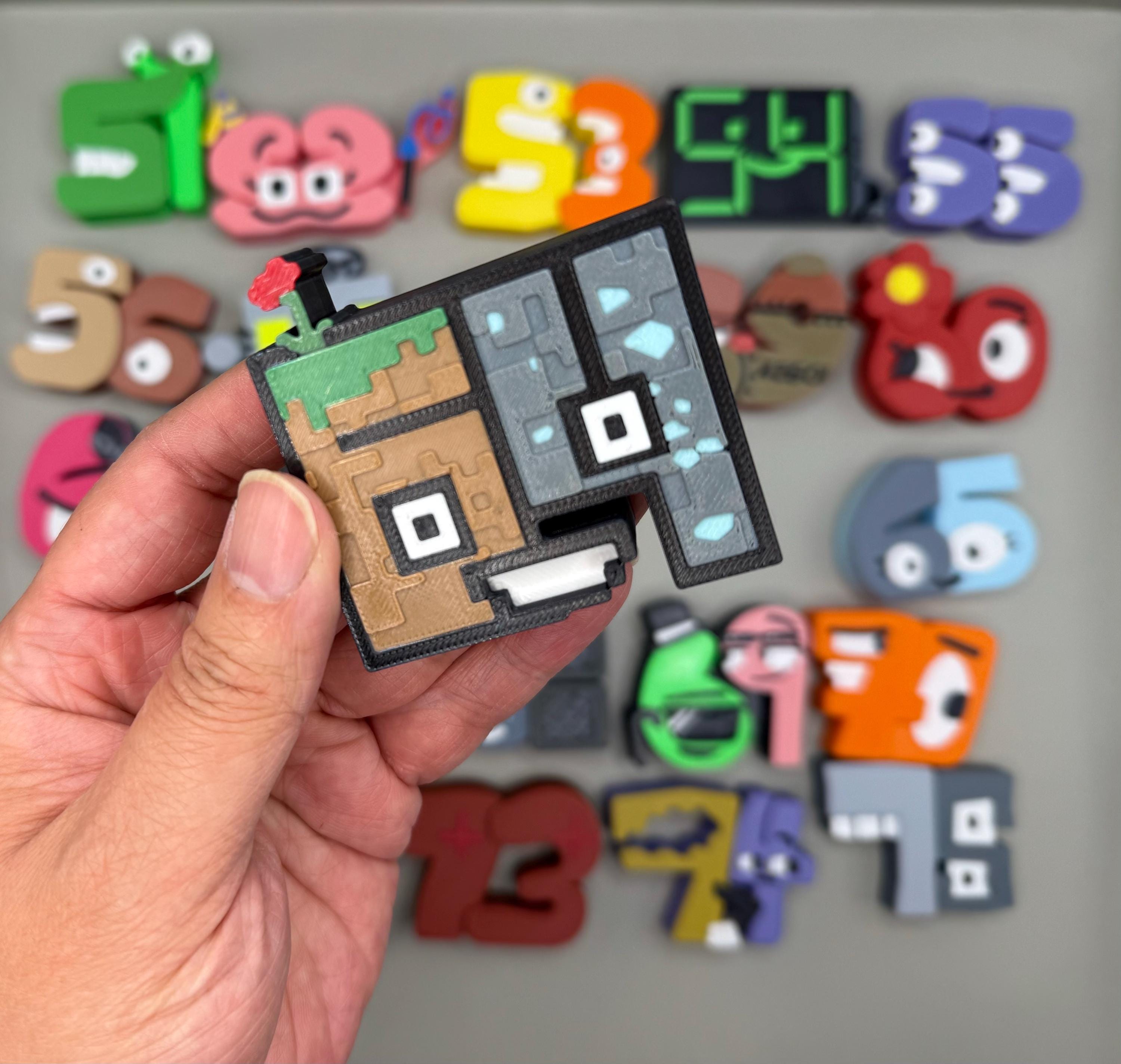 Number Figures Series 51-75 (fan Art of 3d SES Series) - Etsy