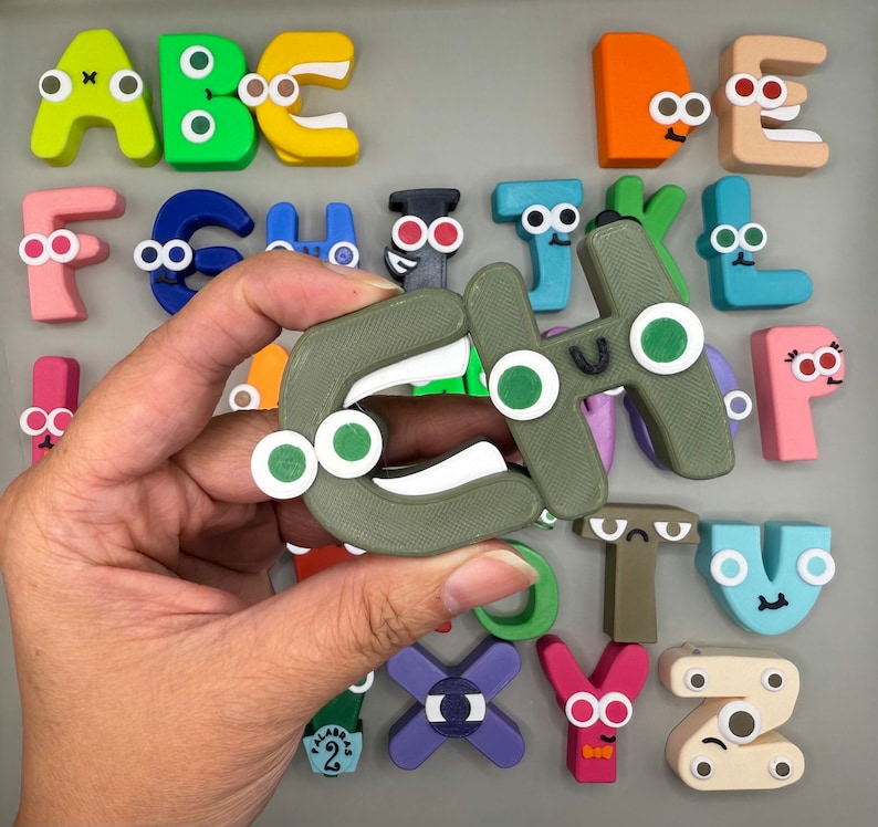 Spanish Alphabet Figures - Full Set! - Etsy