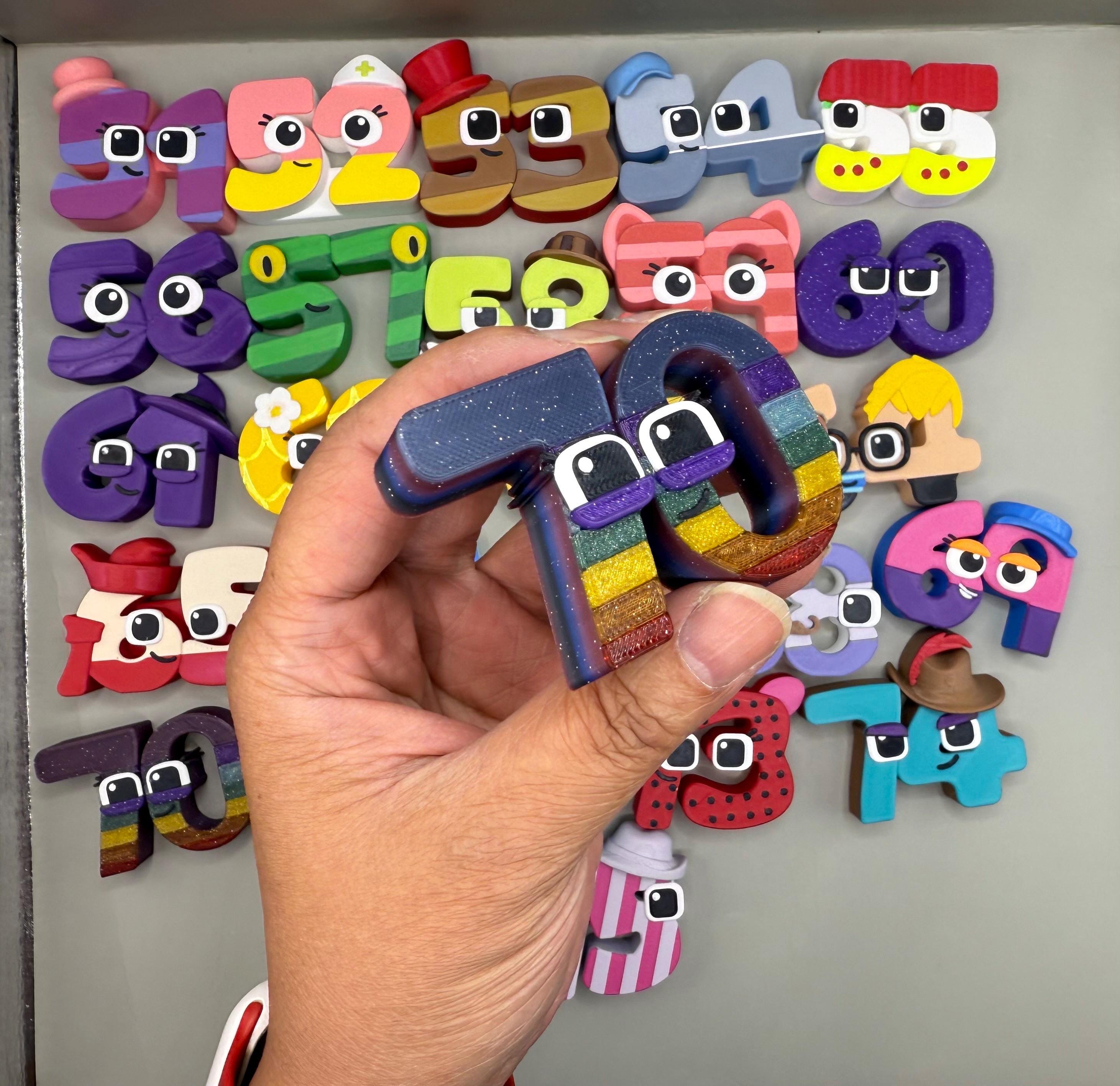 Wonderland Numbers 51-75 Numbers Fan Art - Etsy