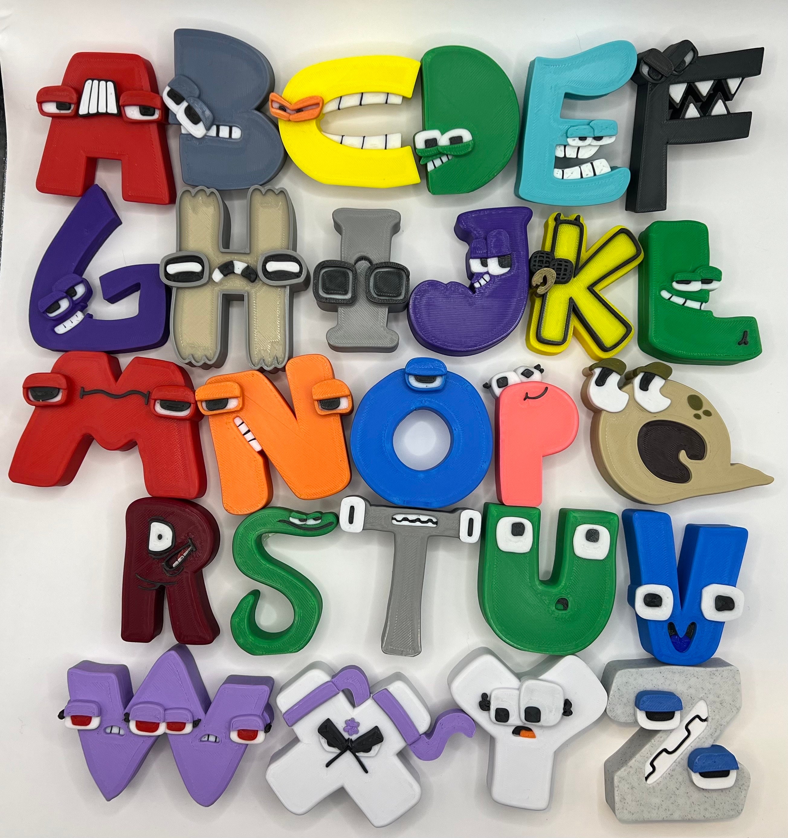 Alphabet Lore Figures Or Refrigerator Magnets Etsy Uk
