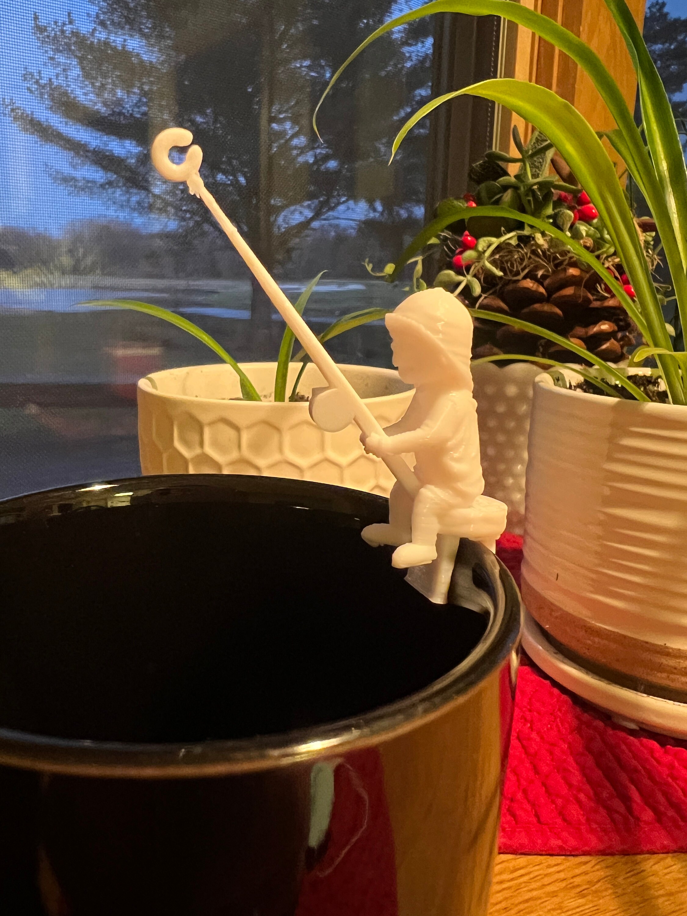 3D Printed Tea Bag Fisherman - Etsy